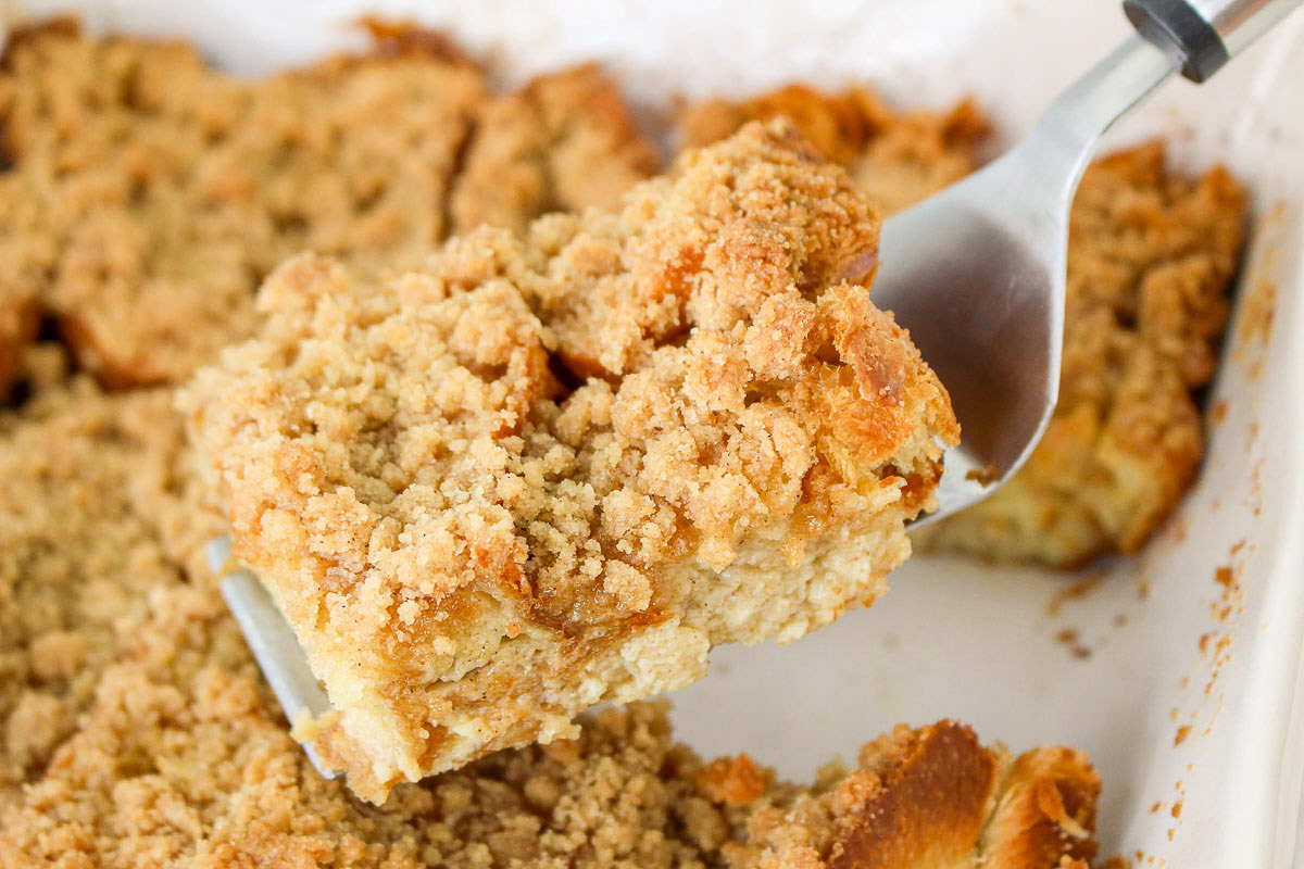 French Toast Casserole with Croissants