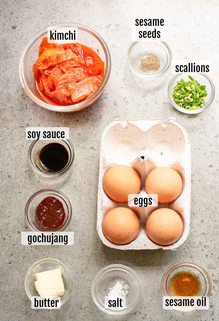 Kimchi Eggs - Eggs All Ways