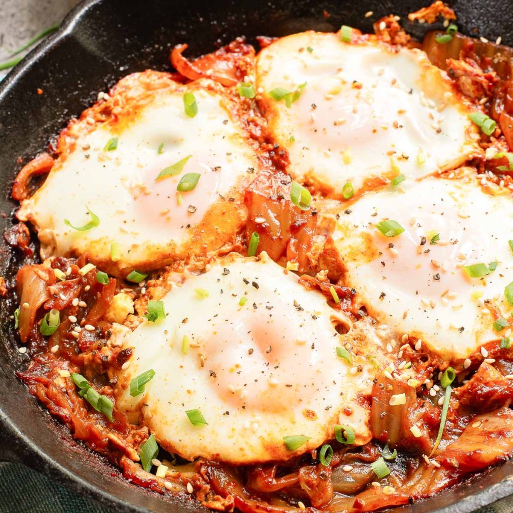 Kimchi Eggs - Eggs All Ways